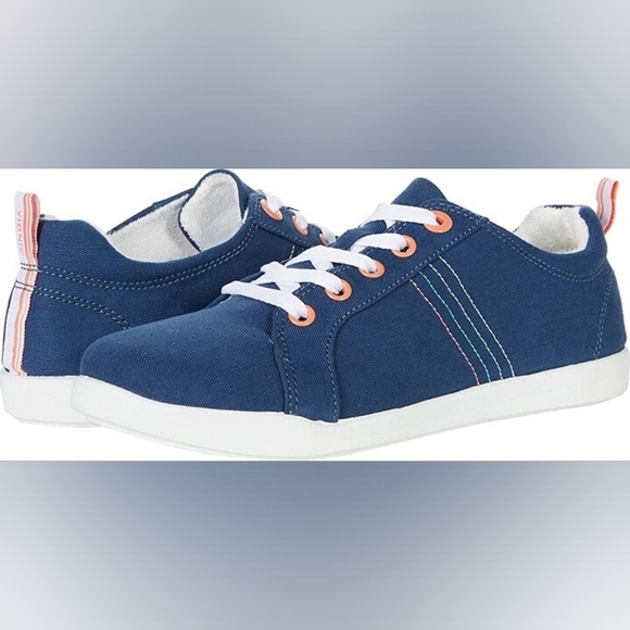 Vionic | Shoes | Vionic Beach Stinson Navy Blue Sneakers Sz 75 Sh234 ...